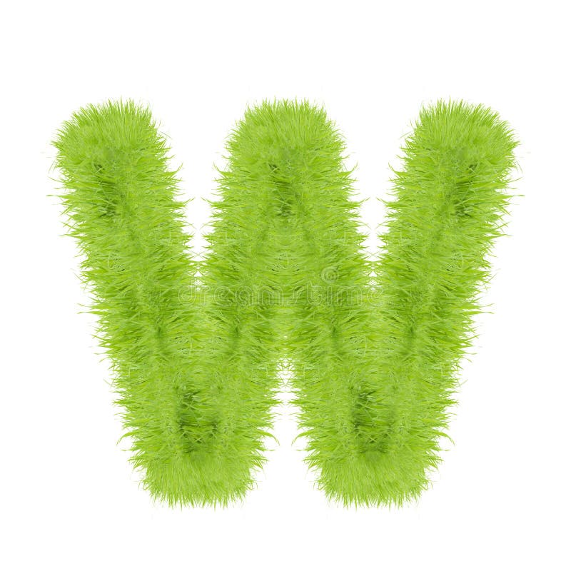 Letter W Grass Stock Illustrations – 193 Letter W Grass Stock ...