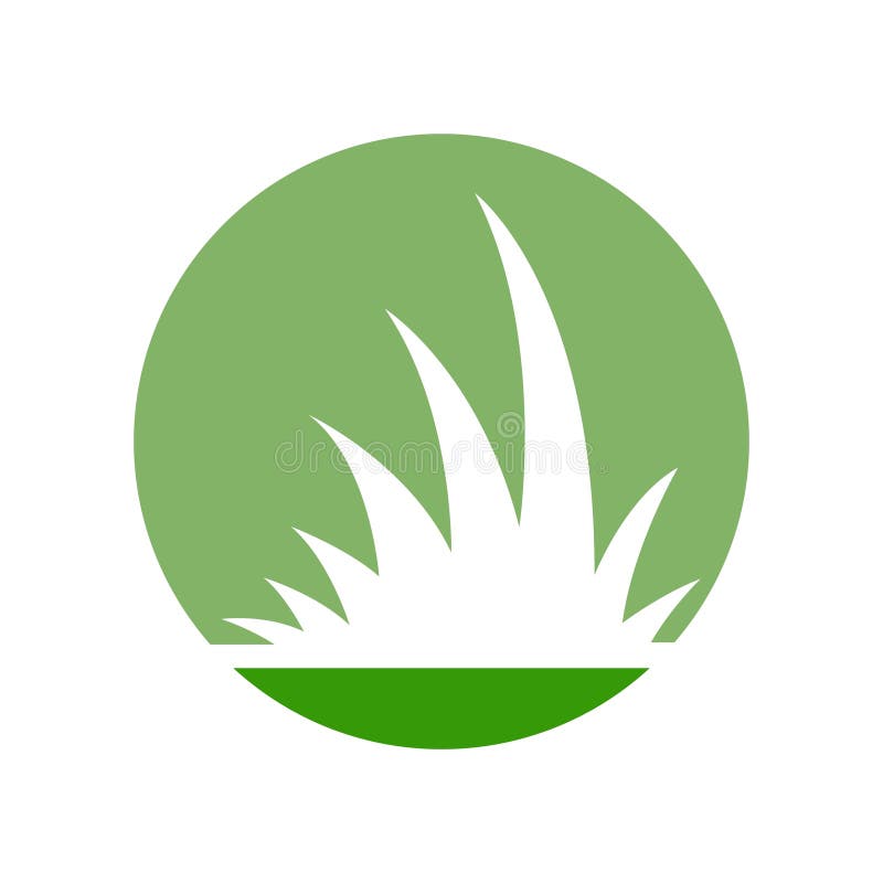 Grass log icon design stock vector. Illustration of leaf - 363477481