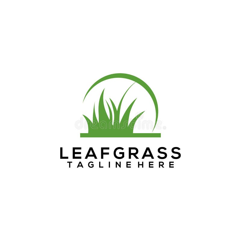 Grass Logo Design Concept Vector Stock Vector - Illustration of food ...