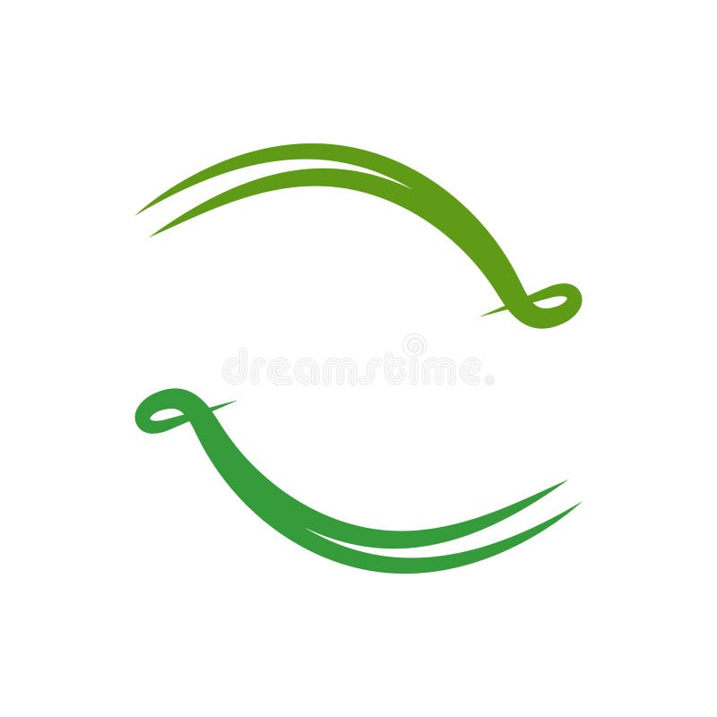Grass Logo Template Icon stock vector. Illustration of summer - 350502955