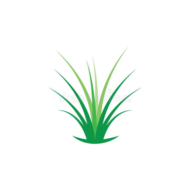 Grass Vector Logo Modern Graphic Abstract Stock Vector - Illustration ...
