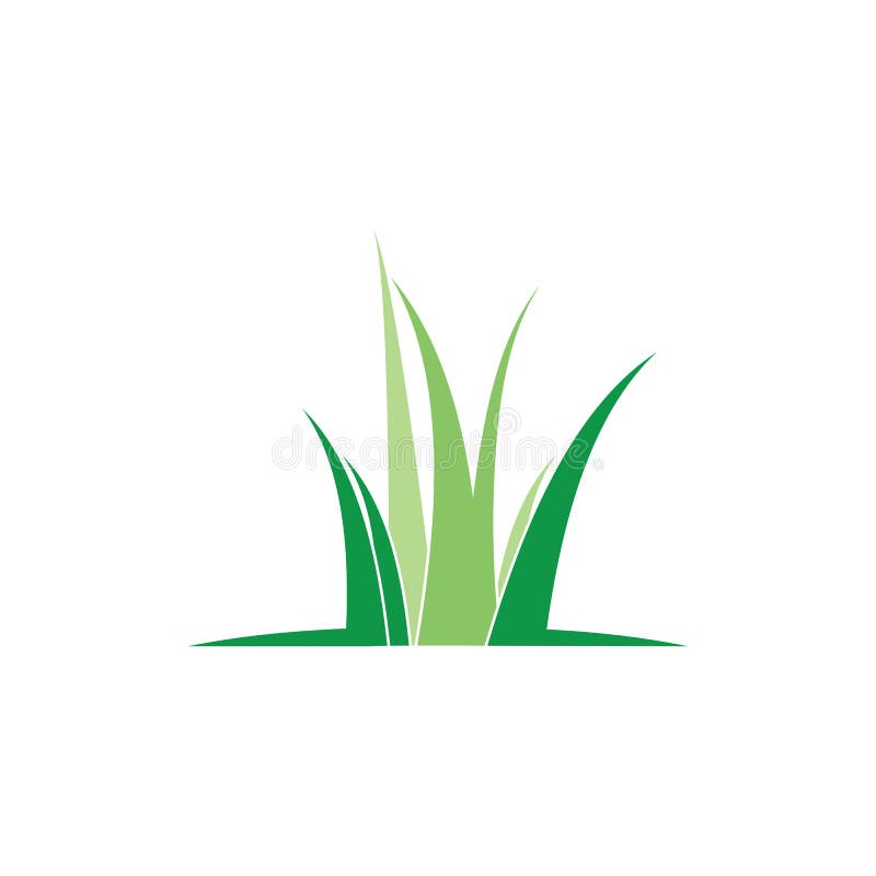 Grass logo vector template stock vector. Illustration of natural ...