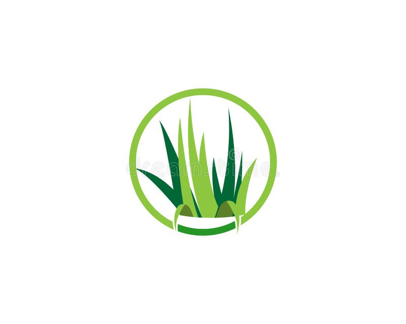 Grass logo vector stock illustration. Illustration of ecology - 174614848