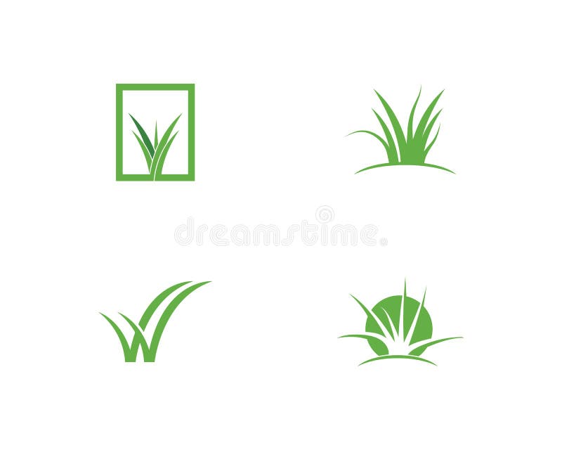 Grass logo vector stock illustration. Illustration of aloe - 180061326