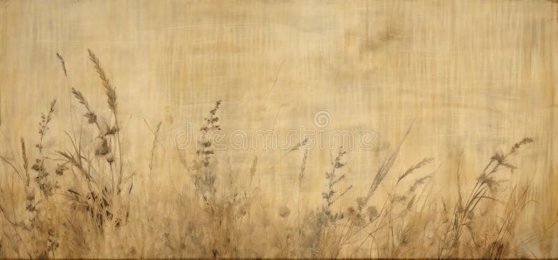 Grass Paper Texture with Burnt Etchings of Actual Grass Stock ...