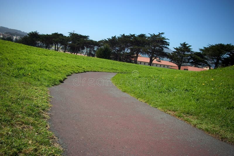 Grass Path #1 stock photo. Image of destiney, walk, test - 457210