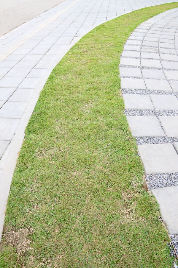 Grass path curve stock image. Image of footpath, concept - 22896595