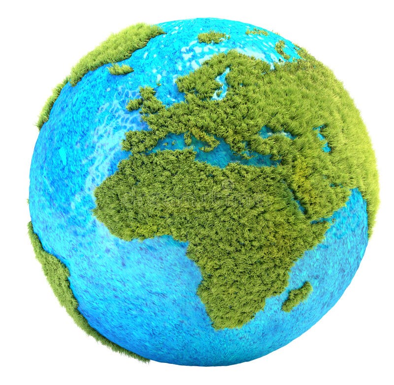 Grass planet stock image. Illustration of planet, isolated - 48861605