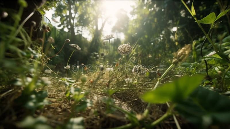 Grass, Plants, Greenery, Ground, Close-up, Generated by Artificial ...