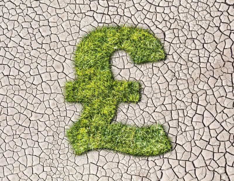 Earth and Key Pound Currency Symbol, Global Economic Development and ...