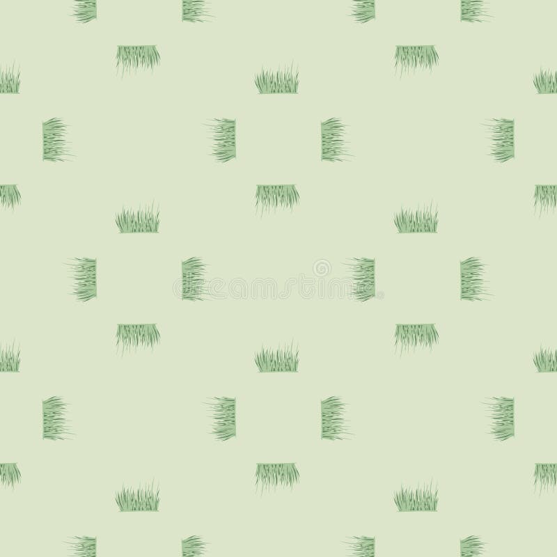 Grass Seamless Pattern. Background of Lawn Stock Vector - Illustration ...