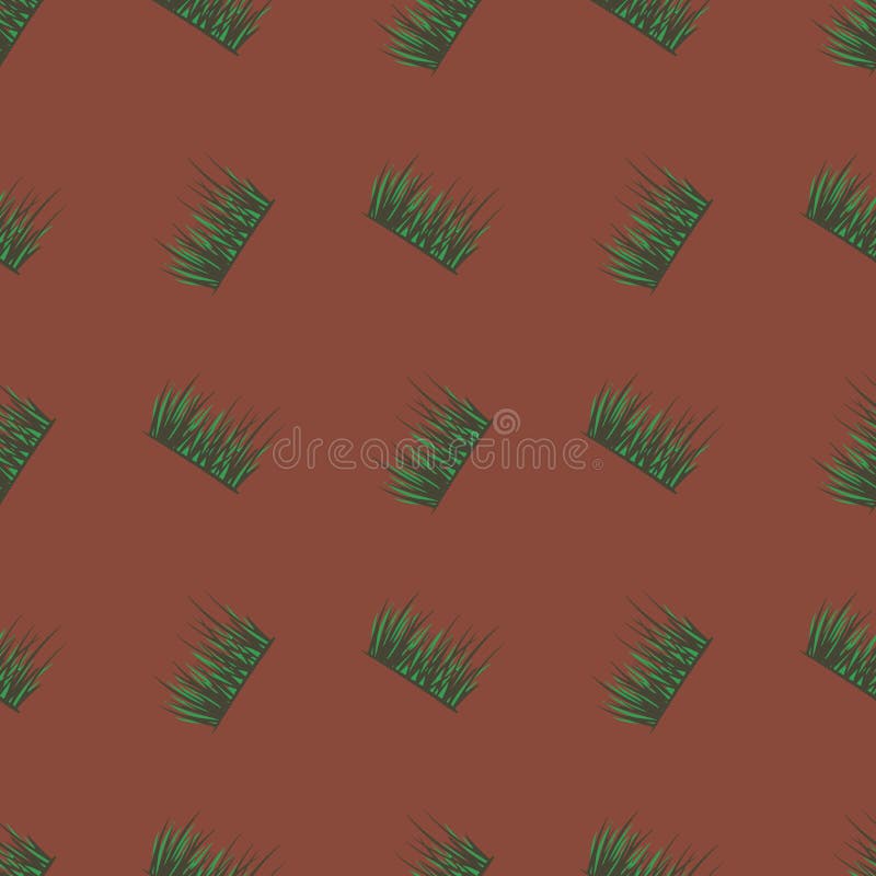 Grass Seamless Pattern. Background of Lawn Stock Vector - Illustration ...