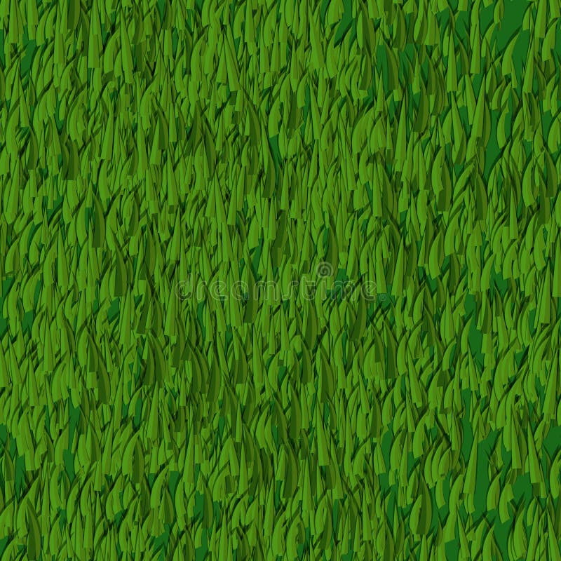 Grass Simple Vector Texture Seamless Stock Vector - Illustration of ...