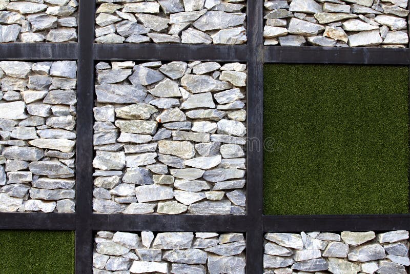 Grass Stone Floor Texture Pavement Design Stock Image - Image of garden ...