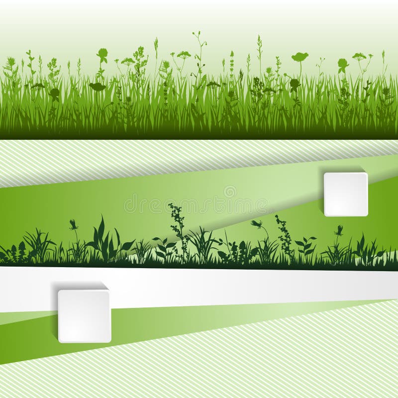 Grass strip stock vector. Illustration of grass, abstract - 52745658