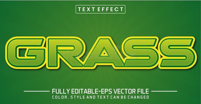 Grass Typography Editable Stock Illustrations – 112 Grass Typography ...