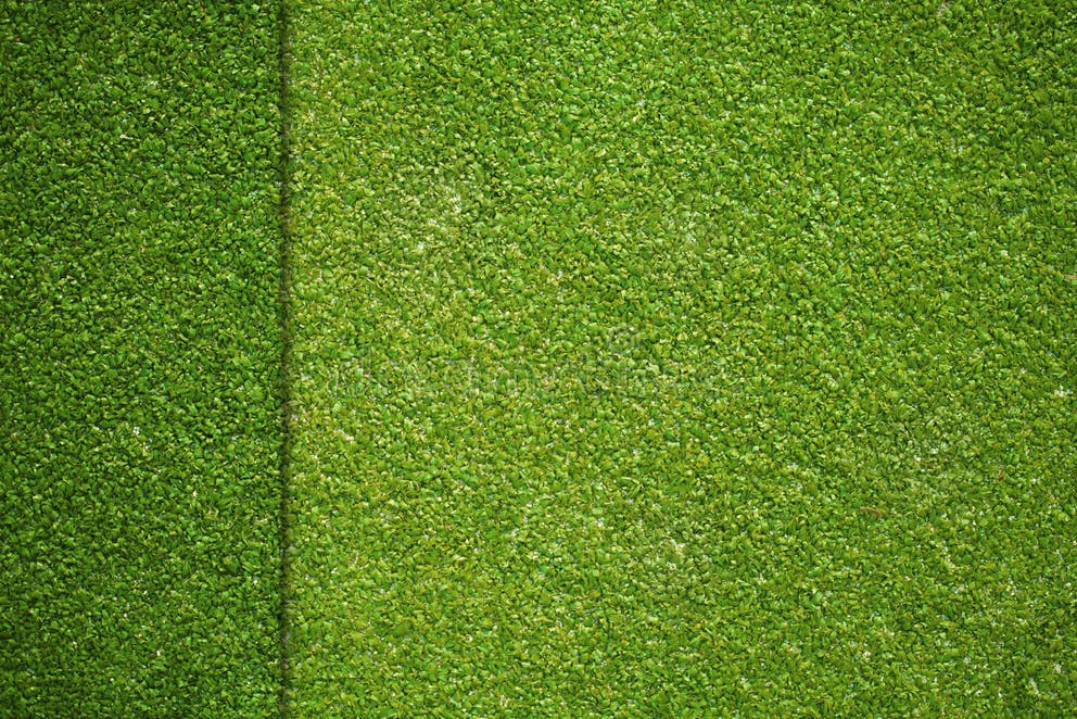 Grass Texture on Artificial Golf Field Stock Photo - Image of terrain ...