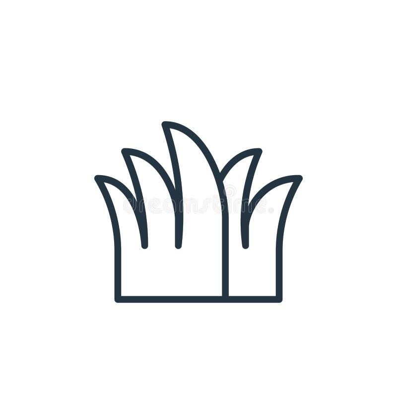 Grass Vector Icon. Grass Editable Stroke. Grass Linear Symbol for Use ...