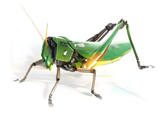 The Grasshopper Cyborg Animal Design Sketch AI Model is an Advanced ...