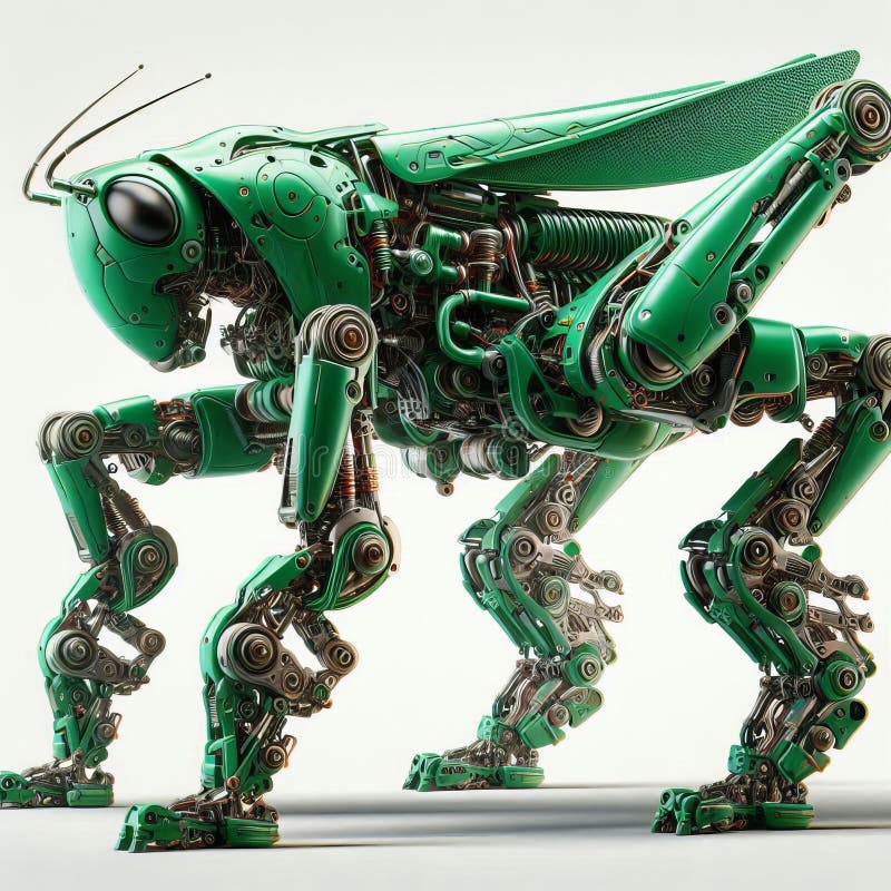32 Grasshopper Jump Bot Green Elongated Robot with Pnd Stock ... 32 Grasshopper Jump Bot Green Elongated Robot with Pnd Stock ...