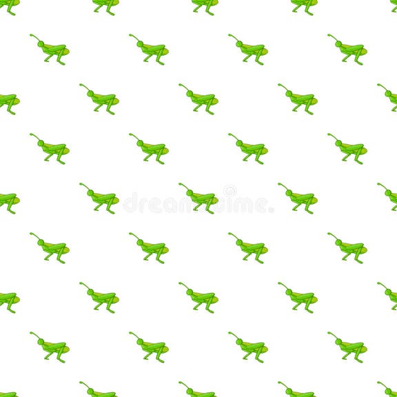 Grasshopper Pattern, Cartoon Style Stock Vector - Illustration of ...