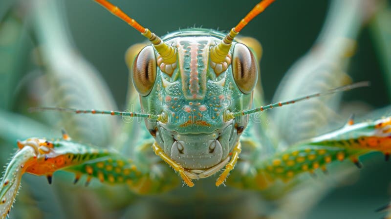A Grasshopper S Powerful Hind Legs, Showcasing Their Intricate ...