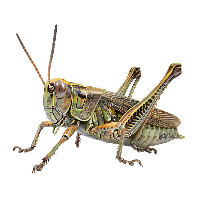 Grasshopper on Transparent Background - Ai Generated Stock Illustration ...