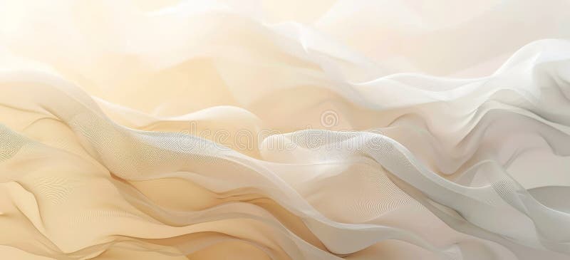 Grassy Abstract Grainy Poster Design on a Gray Background with a Beige ...