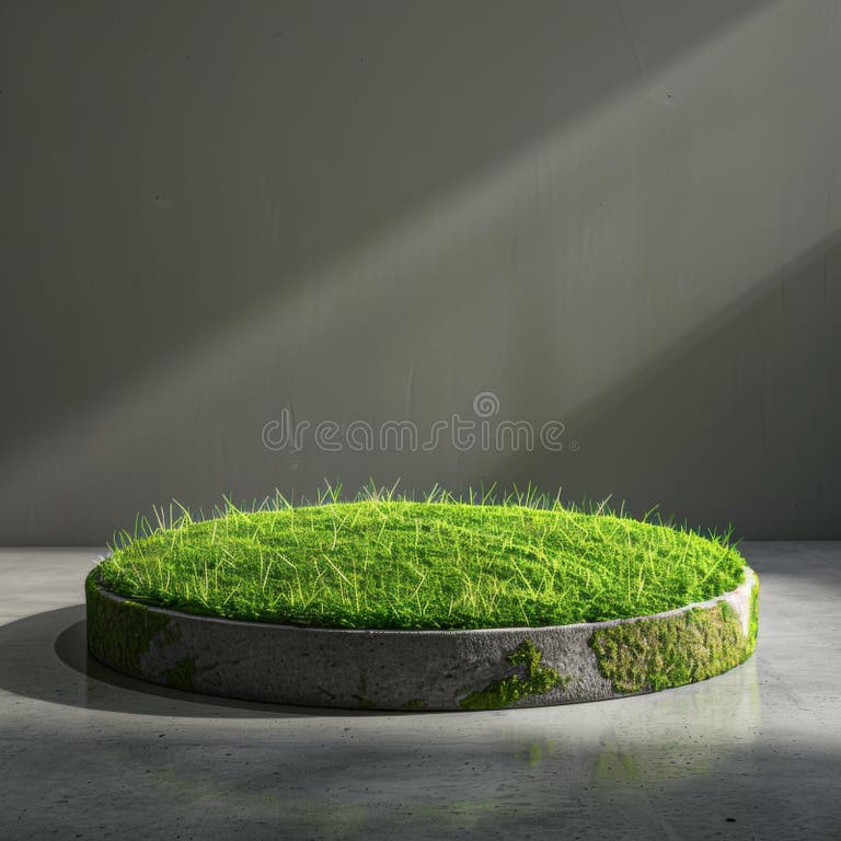 Green Grassy Circular Platform Stock Illustrations – 101 Green Grassy ...