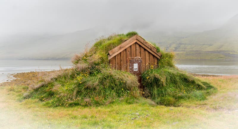 Grass Roof stock photo. Image of iceland, roofs, tiny - 80070090