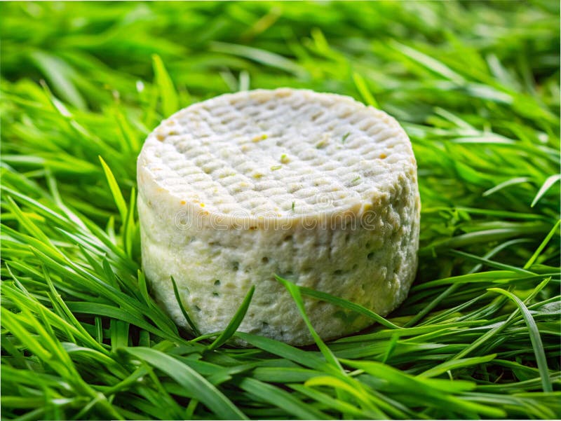 Grassy Texture of Goat Cheese Stock Illustration - Illustration of ...