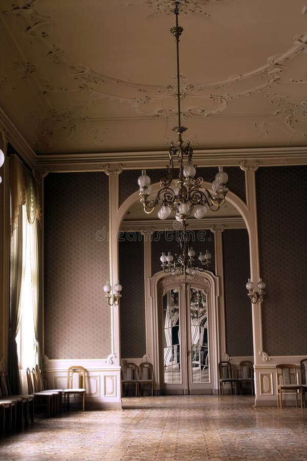 Grate Big Rich Ballroom Interior Hall Stock Image - Image of hotel ...