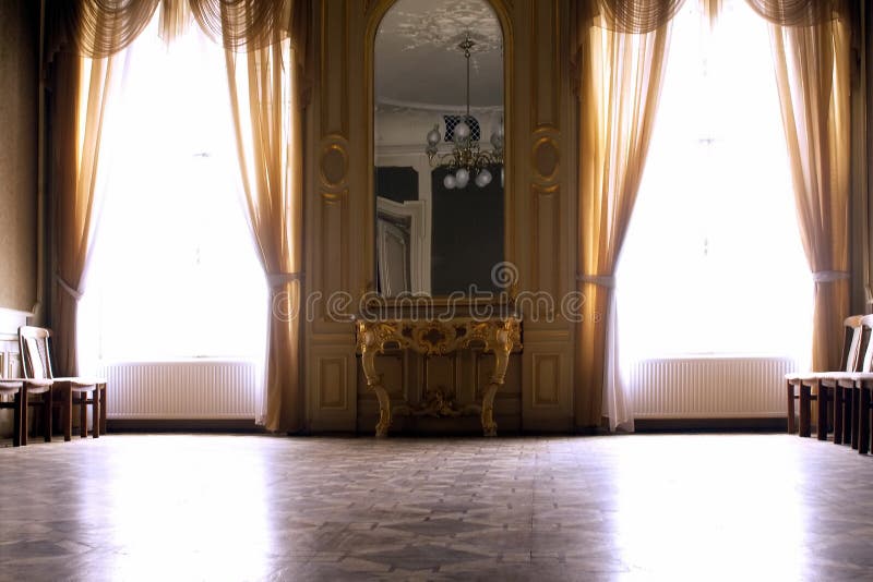 Big rich hall stock image. Image of king, door, design - 36308831