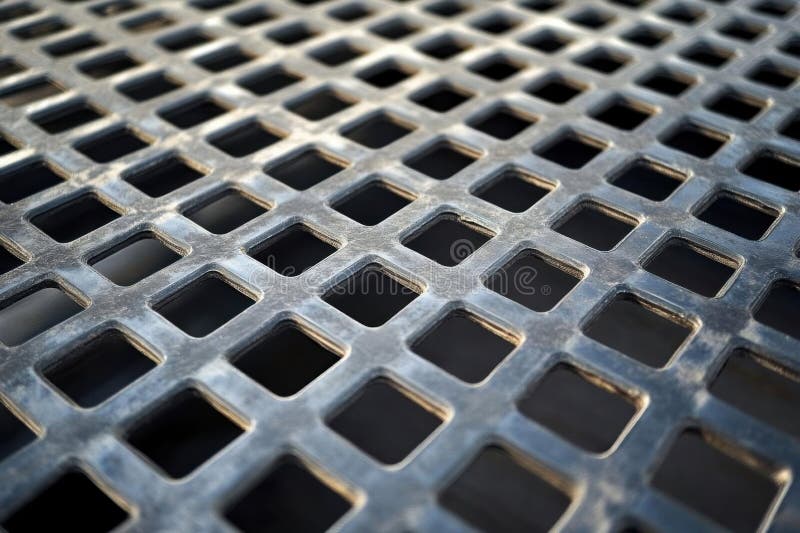 Grate with a pattern II stock photo. Image of design - 118670780