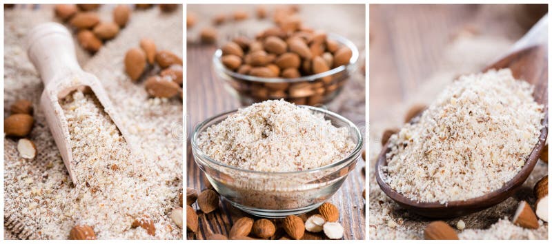 Grated Almonds stock photo. Image of ground, macro, organic - 45588792