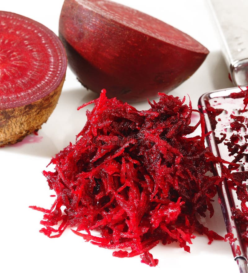 Grated beets on a white stock image. Image of diet, fresh - 45108145