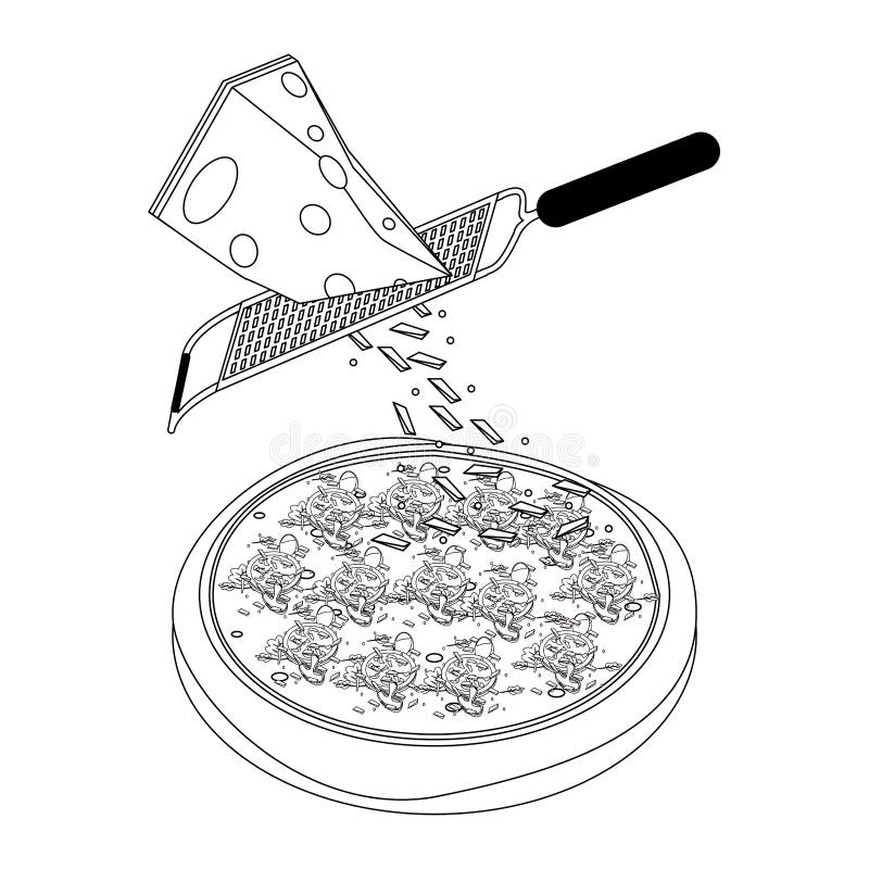 Falling Pizza Stock Illustrations – 160 Falling Pizza Stock ...