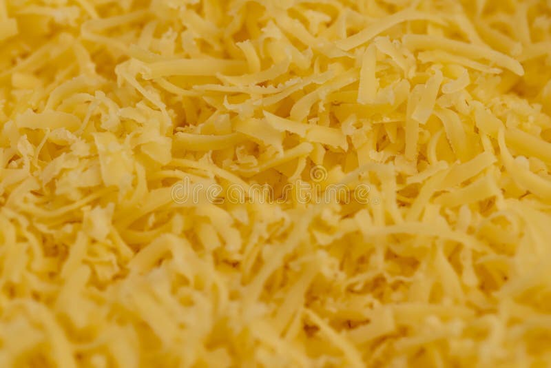 Grated Cheese of Yellow Color, Grated Cheese Preparation for Adding To ...