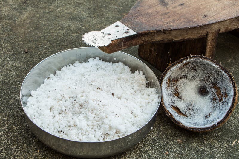 Grated coconut stock photo. Image of fresh, coco, life - 61980796