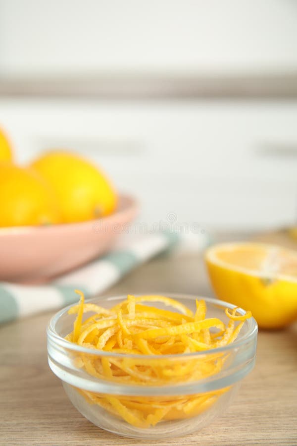 Grated Lemon Skin. Finely Grate Lemon Zest. Juicy Ripe Yellow Lemons ...