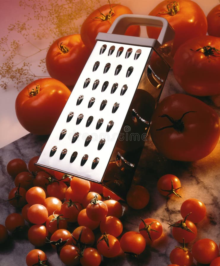Grated Tomatoes stock photo. Image of tomato, grated - 40520728