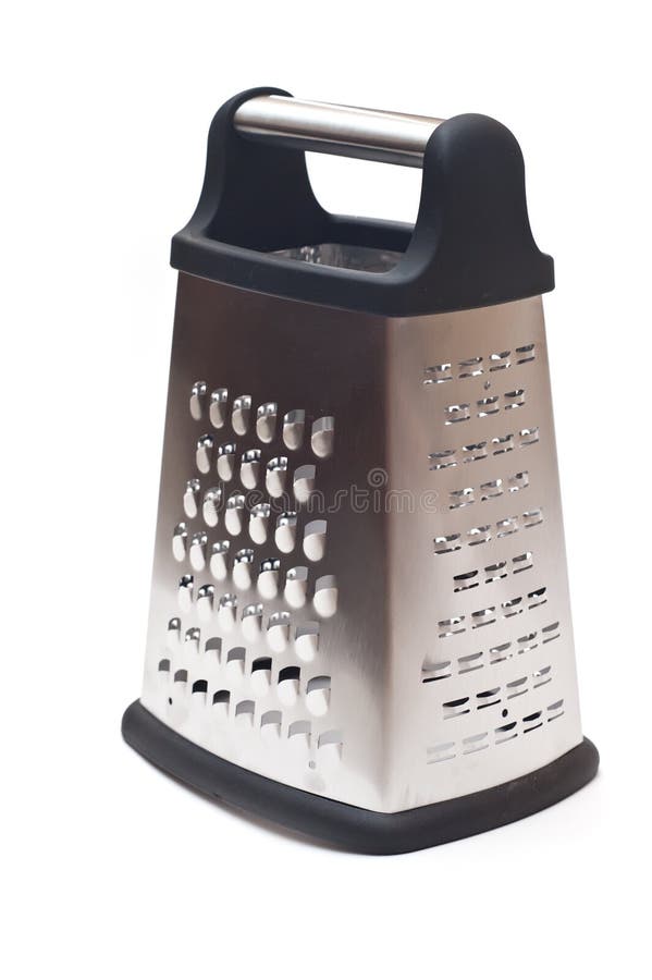 Blue Cheese Grater on a White Background Stock Photo - Image of ...