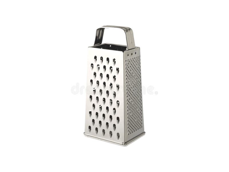 Grater Kitchen Utensil Shiny Steel Stock Photo - Image of equipment ...