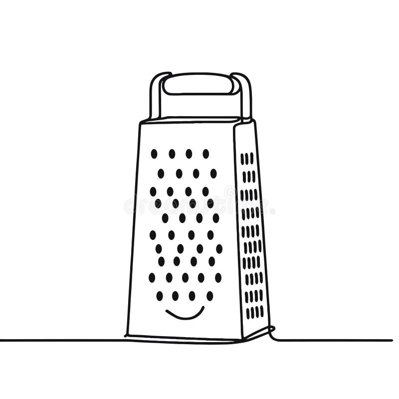 A Grater with a Smiley Face on it Stock Image - Illustration of handle ...
