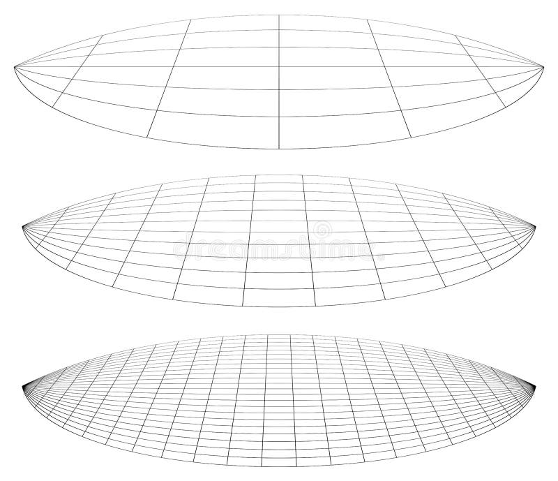 Graticule Grid, Mesh Plane with Deform, Distortion Effect. Reticulate ... Graticule Grid, Mesh Plane with Deform, Distortion Effect. Reticulate ...