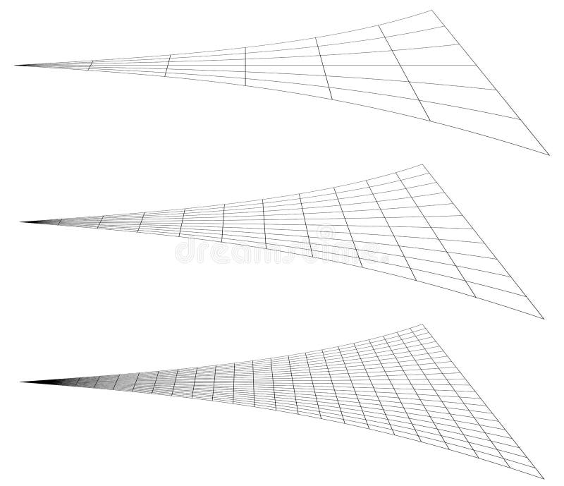 Graticule Grid, Mesh Plane with Deform, Distortion Effect. Reticulate ...