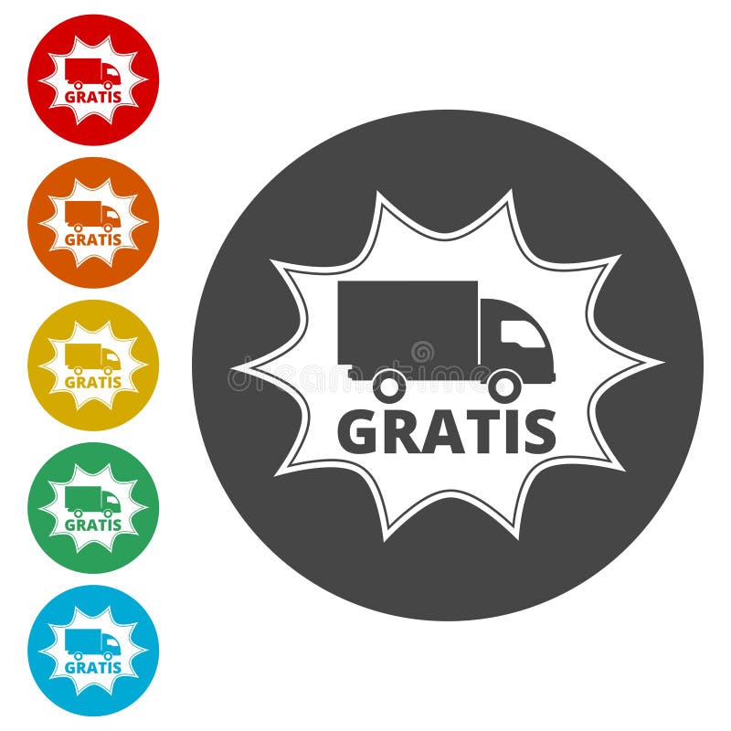 Gratis icon, Gratis sign stock vector. Illustration of button - 108105441