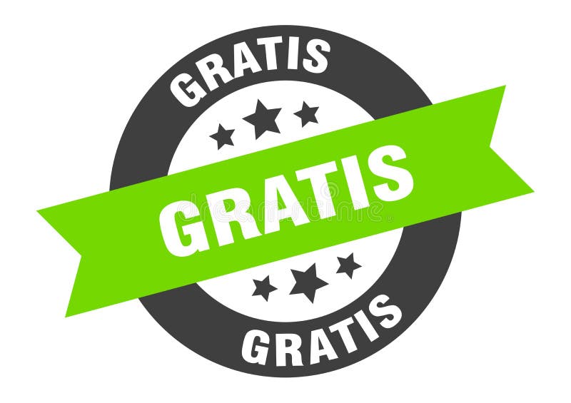 Gratis Sign. Gratis Grunge Stamp Stock Vector - Illustration of grey ...