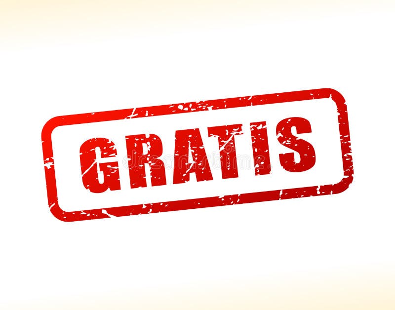 Gratuit Sign stock illustration. Illustration of gratuit - 5860628