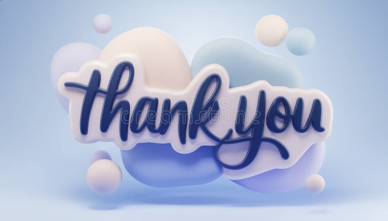 Gratitude Expressed with Playful Pastels and Textures Stock ...